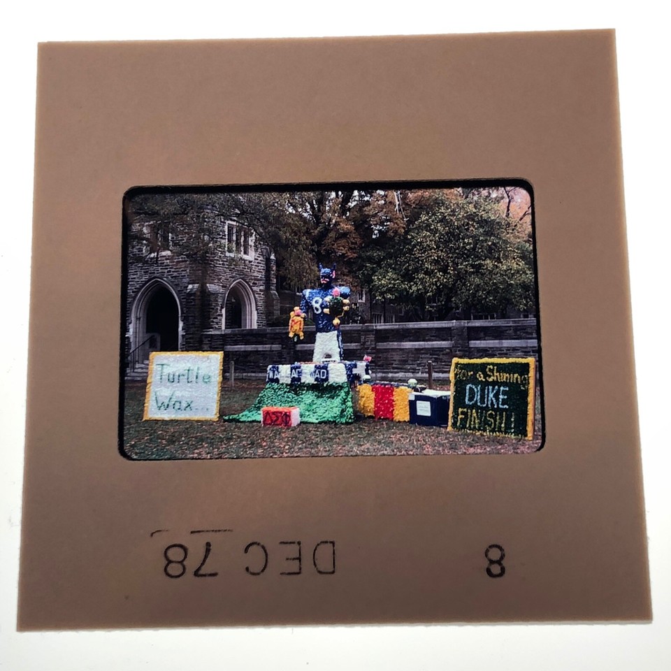 1978 Duke University Versus Maryland Football Decoration 35mm Slide ...