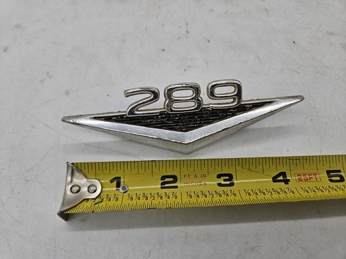 Vintage Ford 289 Car Badge Emblem C30B16C144A KBC-21325 Mustang Falcon ...