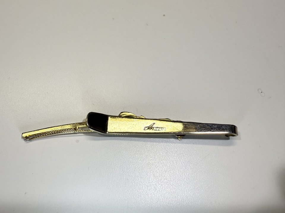 Vintage ANSON Fish and fishing pole with reel Tie Clip/ Bar | eBay