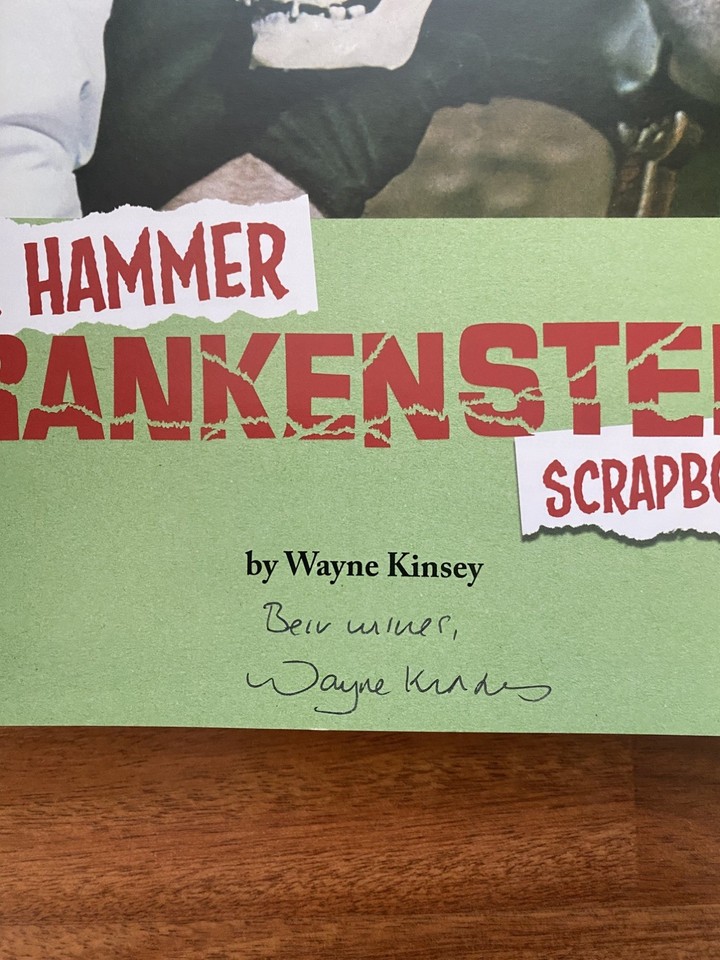 The Hammer Frankenstein Scrapbook, Wayne Kinsey, Signed Limited Edition ...