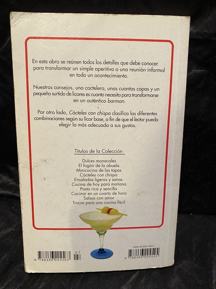 Cocteles Con chispa Recipe Book | eBay