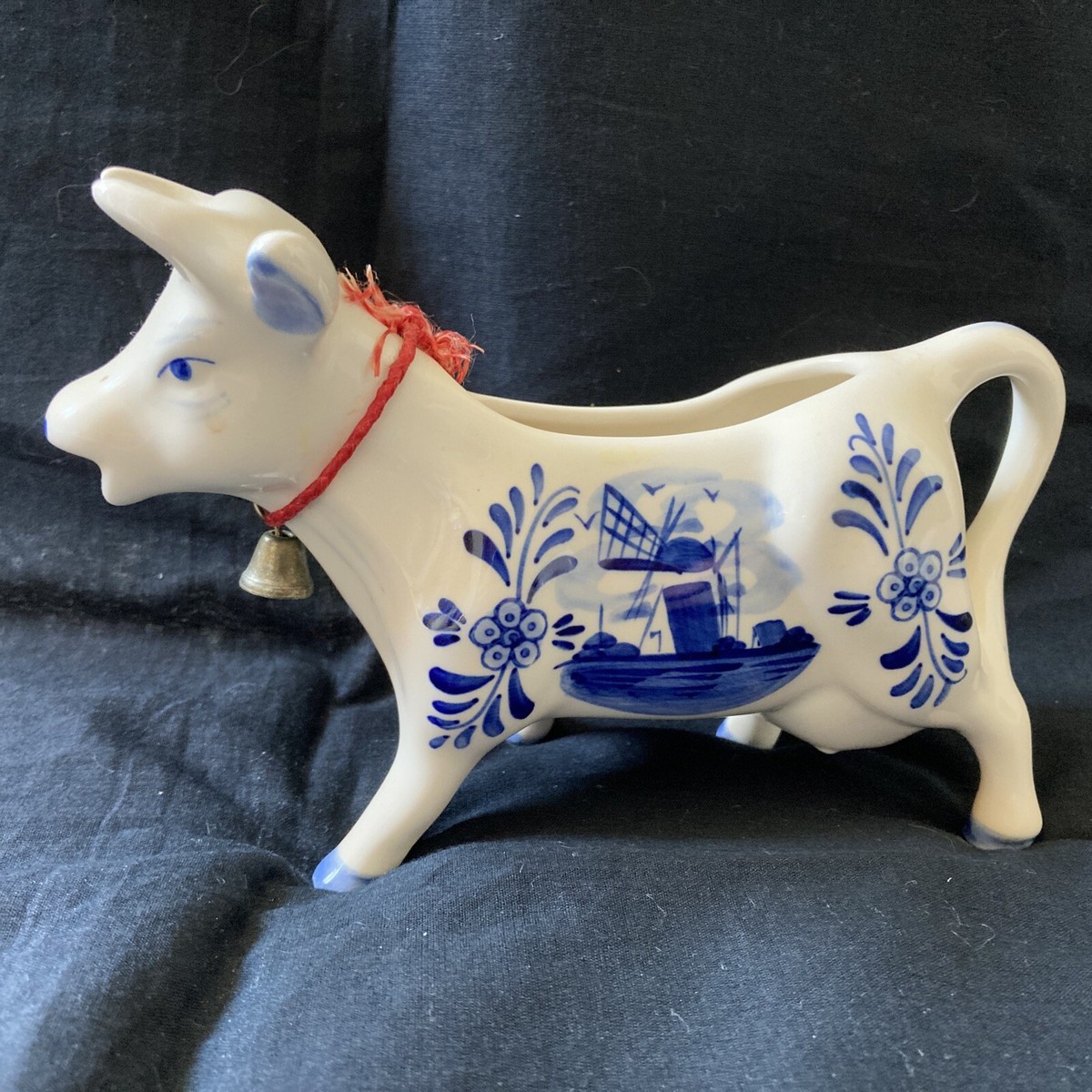 Cow Creamer Delft Windmill Bell