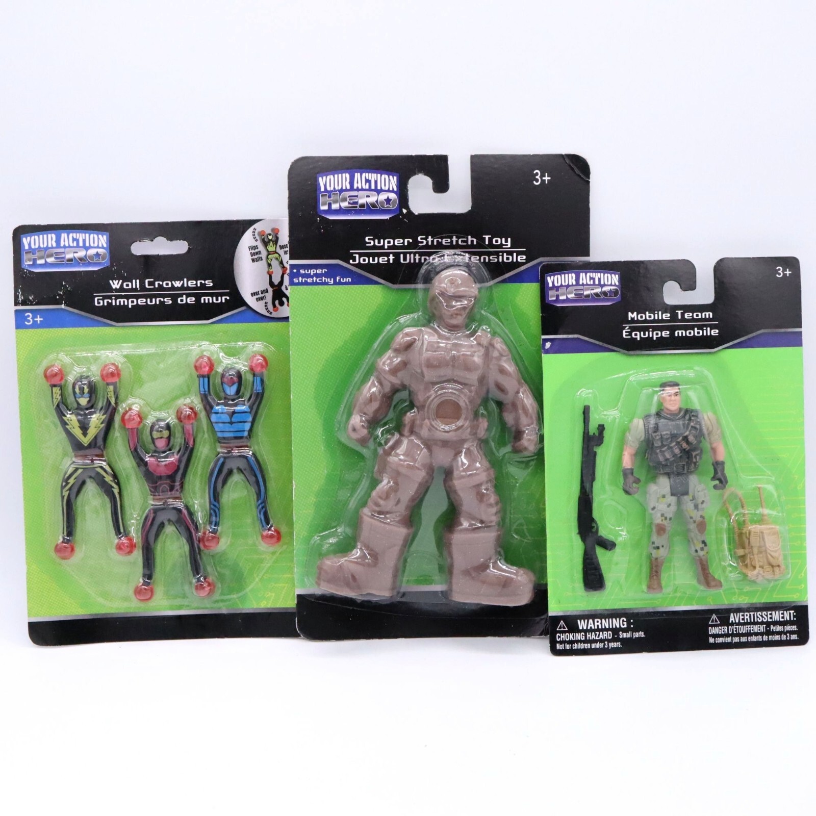 Your Action Hero Ninja Wall Crawlers, Soldier Stretch Toy, & Mobile ...