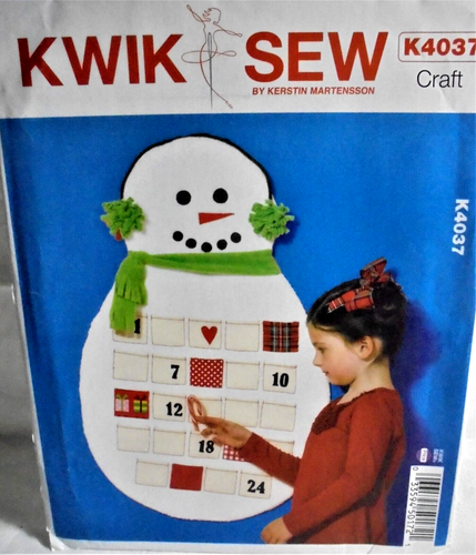 Kwik Sew K4037 "Countdown To Christmas" Wall Hanging Pattern~One Size ...