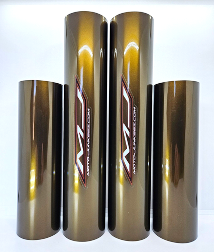 Fork Skins Graphics Glossy Carbon Fiber Decals ALTA Redshift MX MXR EX ...