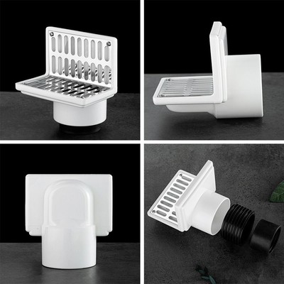 Leaf Debris Trap Gutter Guard Rain Pipe Cap Outdoor Drainage Plumbing ...