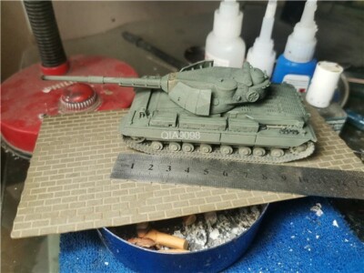 Handmade 1:72 UK Super Conqueror FV214 Conqueror Tank 3D Resin Printing ...