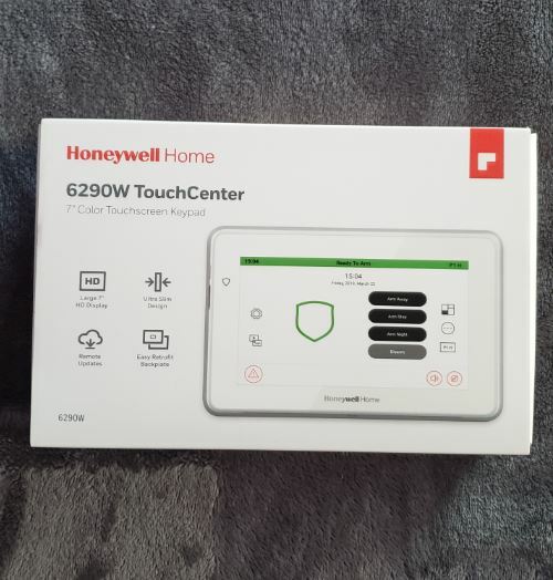 Honeywell 6290W Touch Center 7 inch Color Wireless Touch Screen Alarm ...