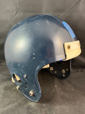 vtg Game Riddell VSR3 Used Worn Adult Navy Blue Football Helmet P | eBay