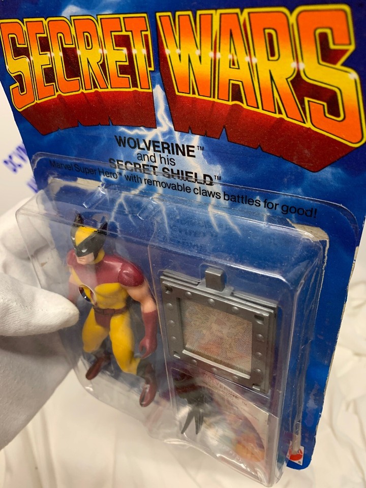SECRET WARS WOLVERINE BLACK CLAWS MATTEL VINTAGE 1984 Open Bubble | eBay