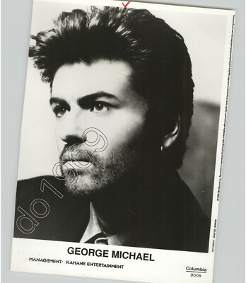 British Singer Legend GEORGE MICHAEL Studio Headshot 1990 MUSICIAN ...