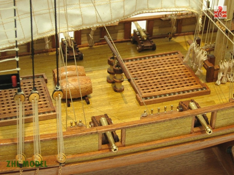 HARVEY 1847 scale 1/50 36 inch wooden model ship kit | eBay