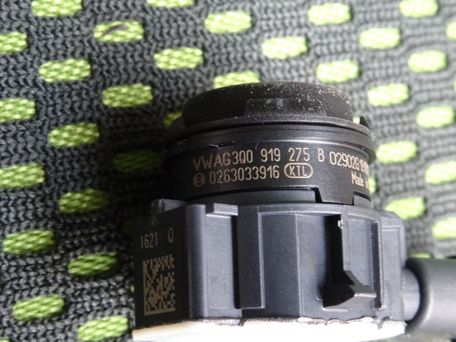 Original VW Seat Skoda Audi PDC Sensor Einparkhilfe 3Q0919275B Blue ...