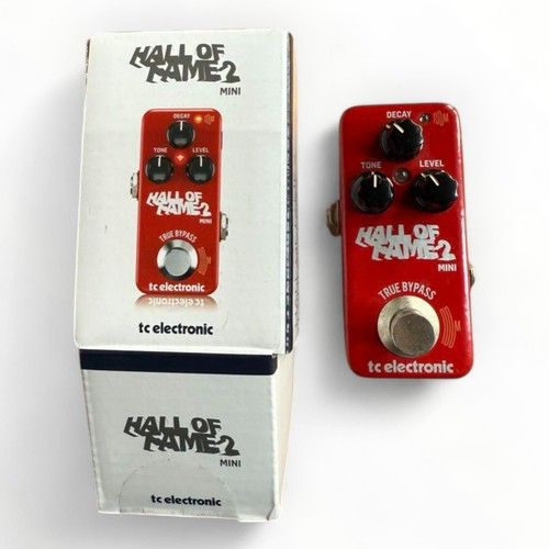 TC electronic Hall of fame 2 mini reverb Effects pedal Tested & Works ...