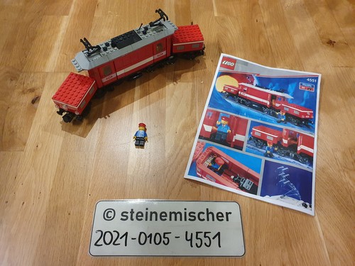 LEGO 4551 - Crocodile Locomotive Crocodile 9V Railway Train - 100% ...