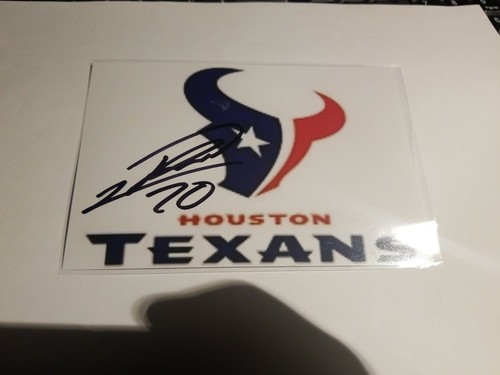 Justin Reid #20 Houston Texans AUTOGRAPH 4 x 6 PHOTO | eBay