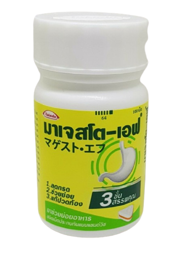 6 x 100 tab Magesto-F Digestive Sandwich Tablets Relief Gastric Pain ...