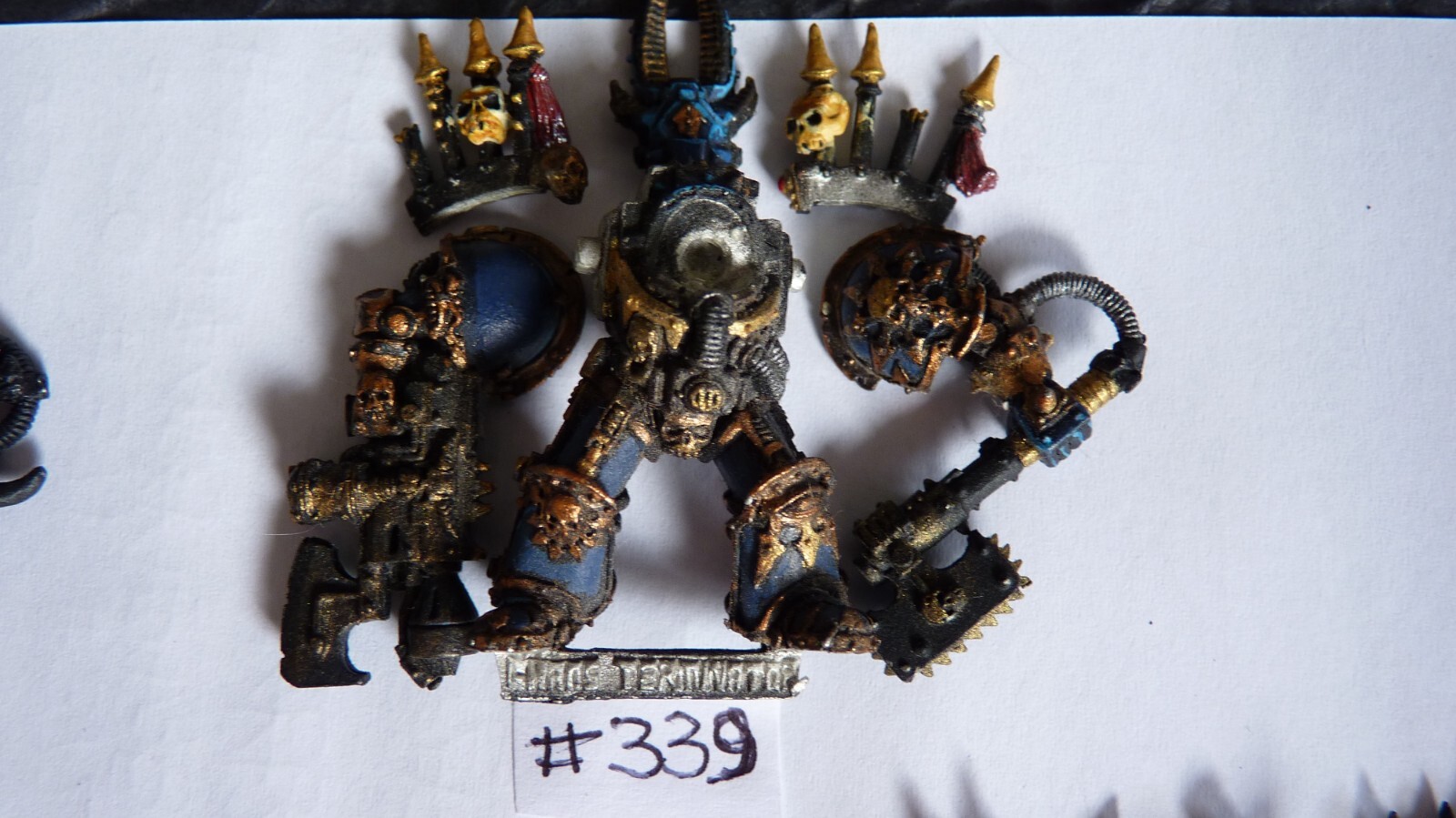 WH40K CHAOS SPACE MARINE CLASSIC CHOSEN CHAOS TERMINATOR OOP METAL #339 ...