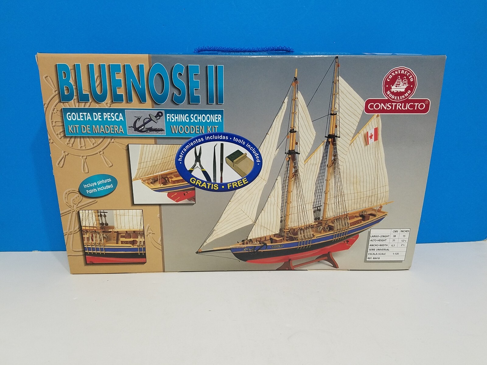 Constructo Bluenose II Fishing Schooner Wooden Model Ship Kit 1:135 | eBay