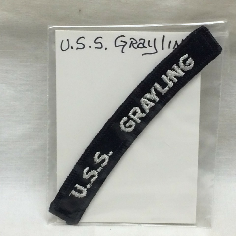 Military Patch Badge lot (3) Navy Ship Arc Tab U.S.S. Firm Gray ...