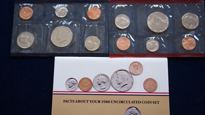 1986 UNITED STATES MINT UNCIRCULATED COIN SET | eBay