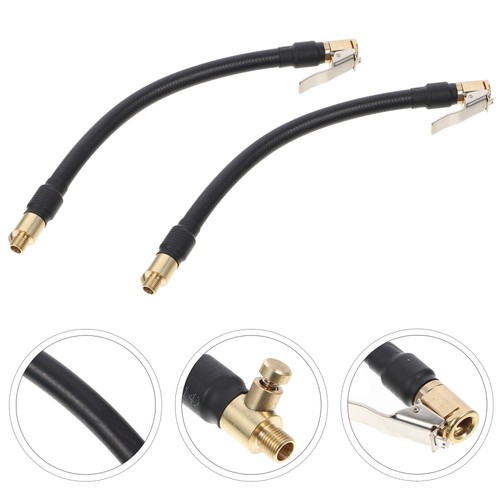 2 Pcs Inflatable Tube Car Inflator Extension Tire Valves Extender | eBay