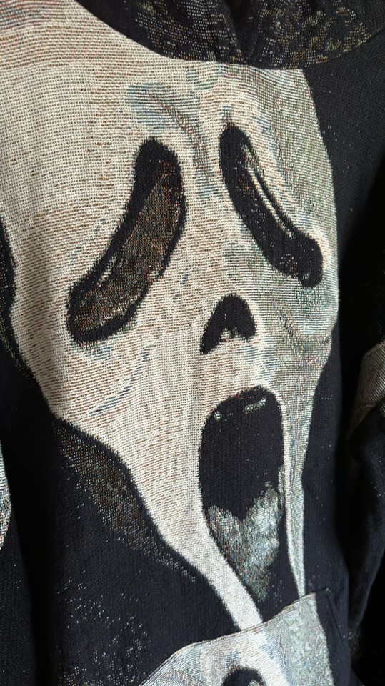 Vendetta Archive Scream Ghostface Mask Tapestry Hoodie size M | eBay UK