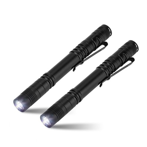 Pen Light Flashlights,2pcs 478 Lumens Mini Pocket Flashlight,Tactical ...
