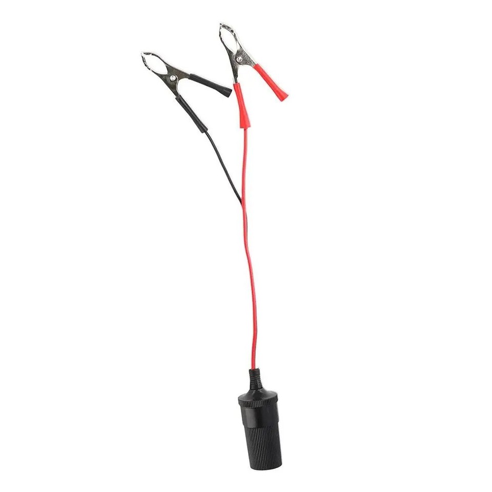 Car Battery Terminal Clamp Adapter Socket Cable 12V for Boat and Car ...