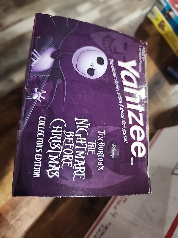 The Nightmare Before Christmas Collectors Edition Oogie Boogie Yahtzee ...