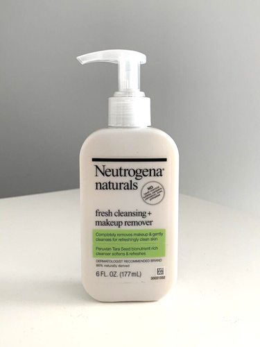 Neutrogena Naturals Fresh Cleansing Makeup Remover 6oz w/Pump New ...