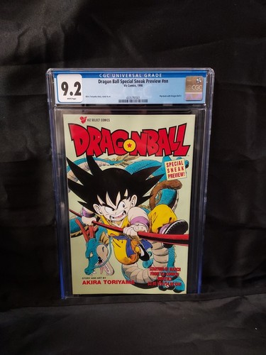 DRAGON BALL #1 DRAGON BALL Z #1 SPECIAL SNEAK PREVIEW nn CGC 9.2 NM ...