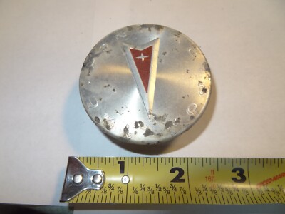 Pontiac Center Cap Center Cap Brushed Alum./Red emblem 9593169 9594156 ...