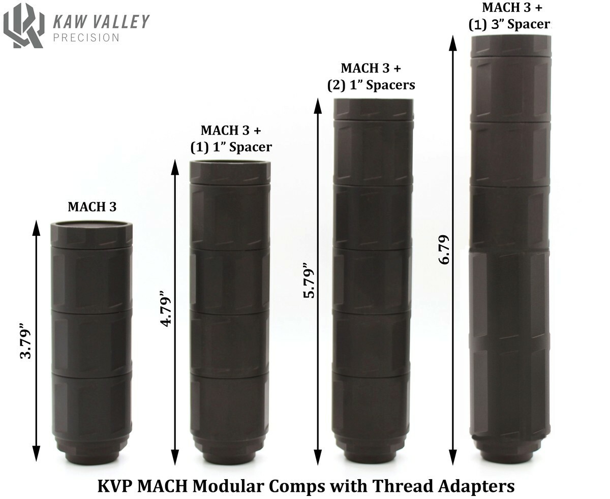 Kaw Valley Precision MACH 3 Modular Linear Comp Body w/ End Cap KVP | eBay