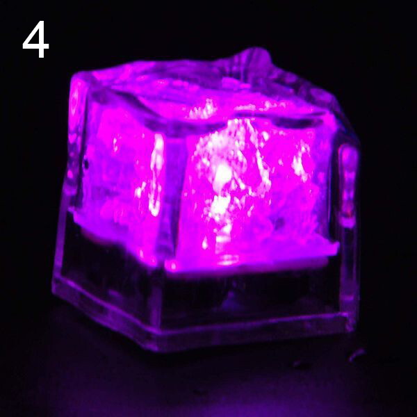 1 Pc LED Light Ice Cubes Luminous Night Lamp Party Bar Wedding Decoration 7 | eBay
