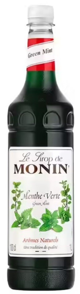 Green Mint Syrup by Monin - 1 Litre Gluten Free Vegan All Natural BBE ...