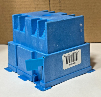 Carlon BH234R Blue Thermoplastic 2-Gang Outlet Box 3-7/8" | eBay
