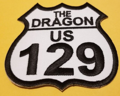 The Dragon Route small US 129 Embroidered Destination Patch approx 2 ...