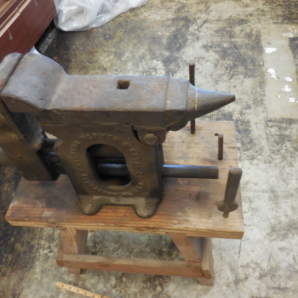 CHAMPION BLOWER & FORGE ANVIL VICE CO. LANCASTER,PA. PAT. JAN. 13TH ...