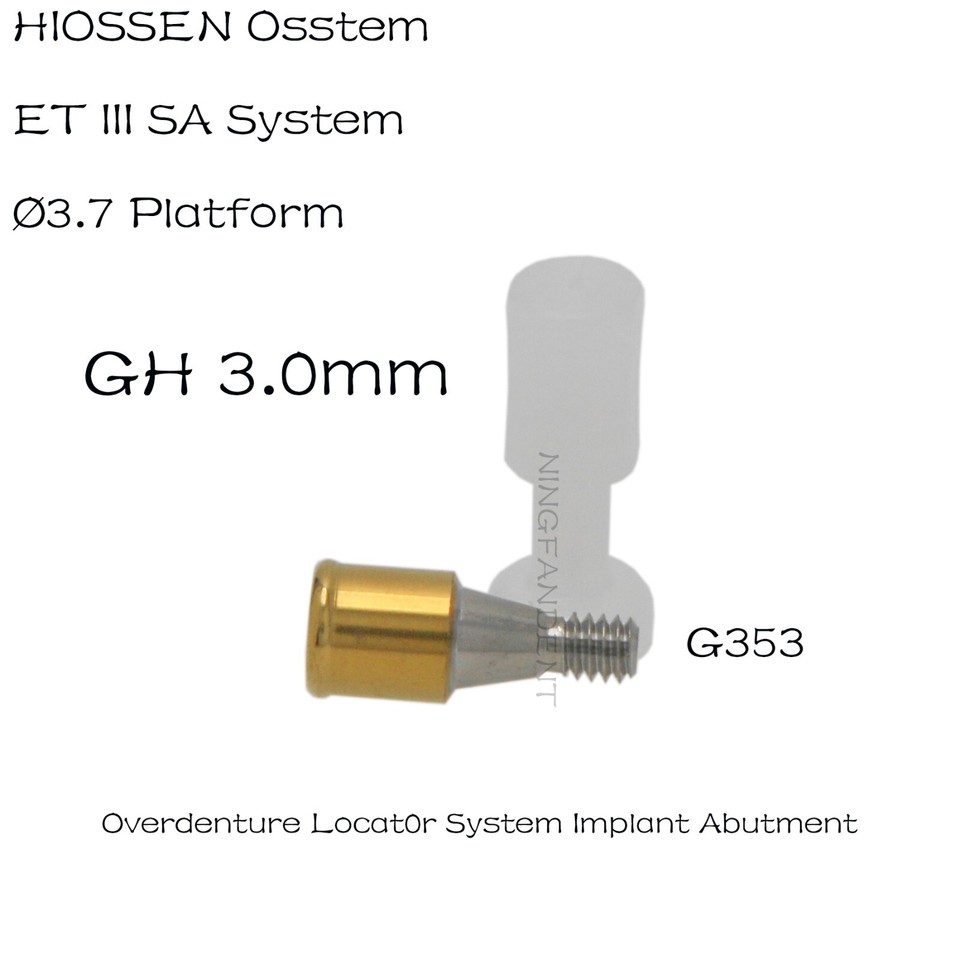 Hiossen Overdenture Locator Mini Abutments For 1-6.0mm GH | eBay