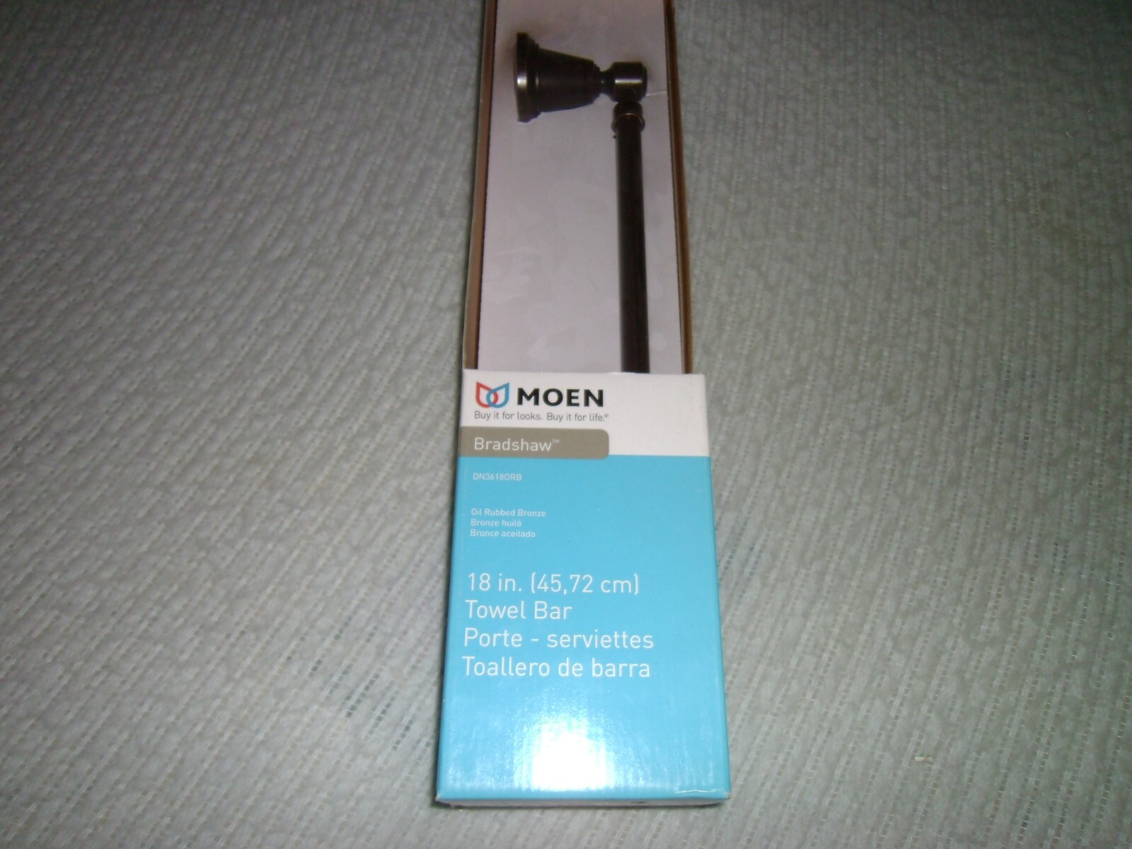 Moen Towel Bar Holder Rack 18 Inch Bradshaw DN36180RB Oil Rubbed Bronze ...