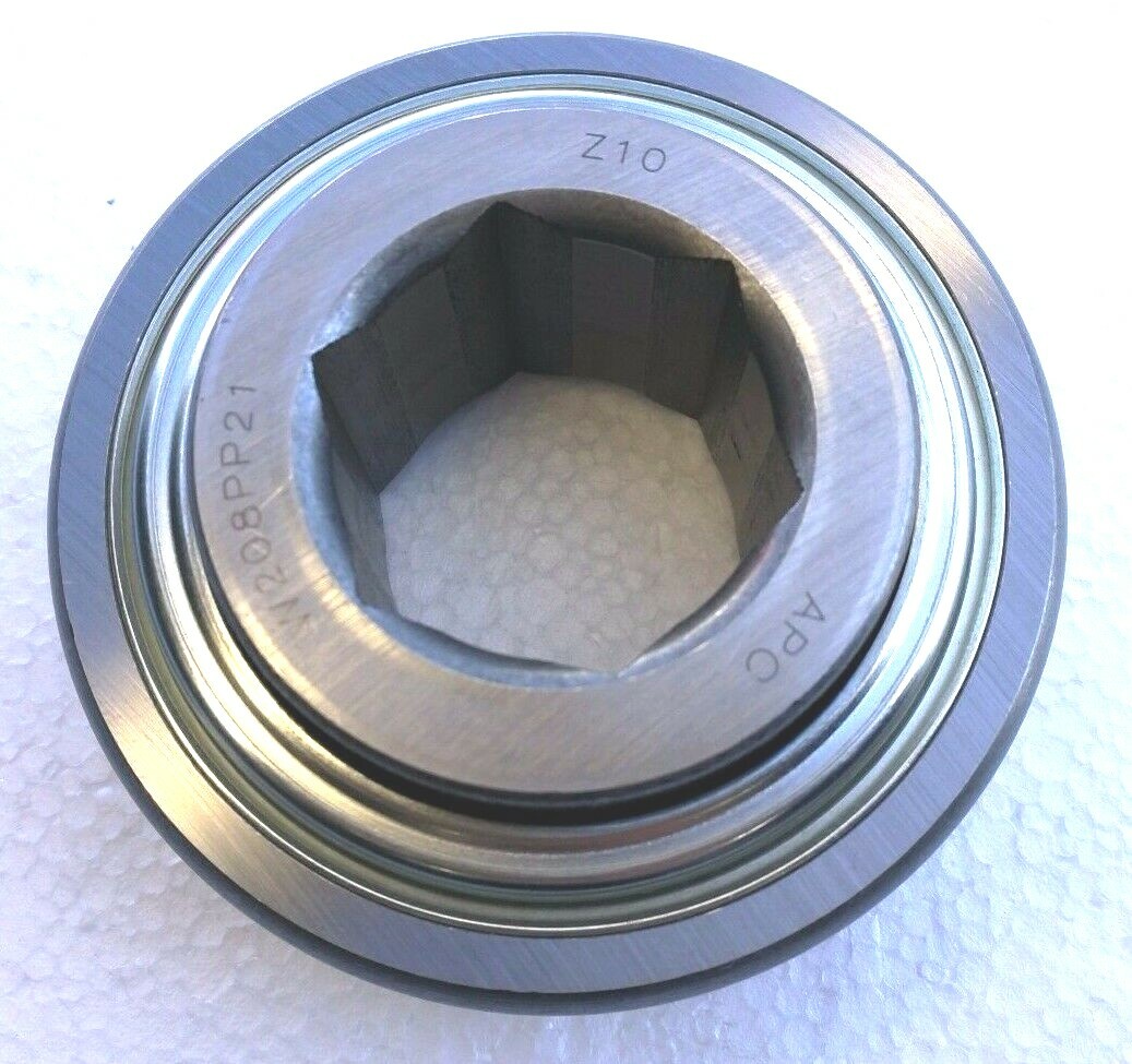 Premium New W208PP21 AG Baler Bearing 1-1/4" Hex Bore AE46606 HPC104TPA ...