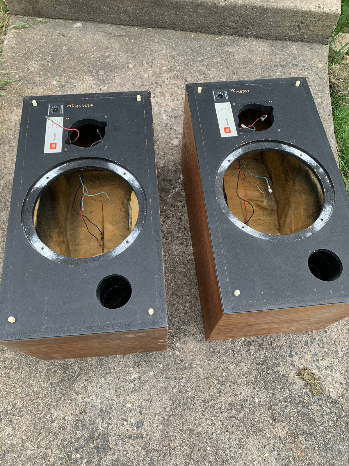 Pair JBL Decade L26 Speaker Cabinets For Parts Only With Bonus ...