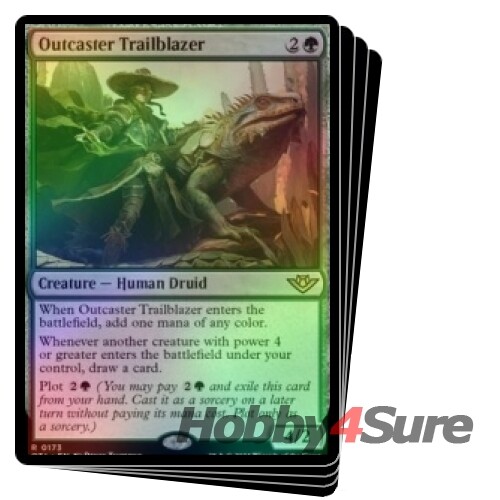 Foil Outcaster Trailblazer X4 M/NM Magic MTG Outlaws Of Thunder ...
