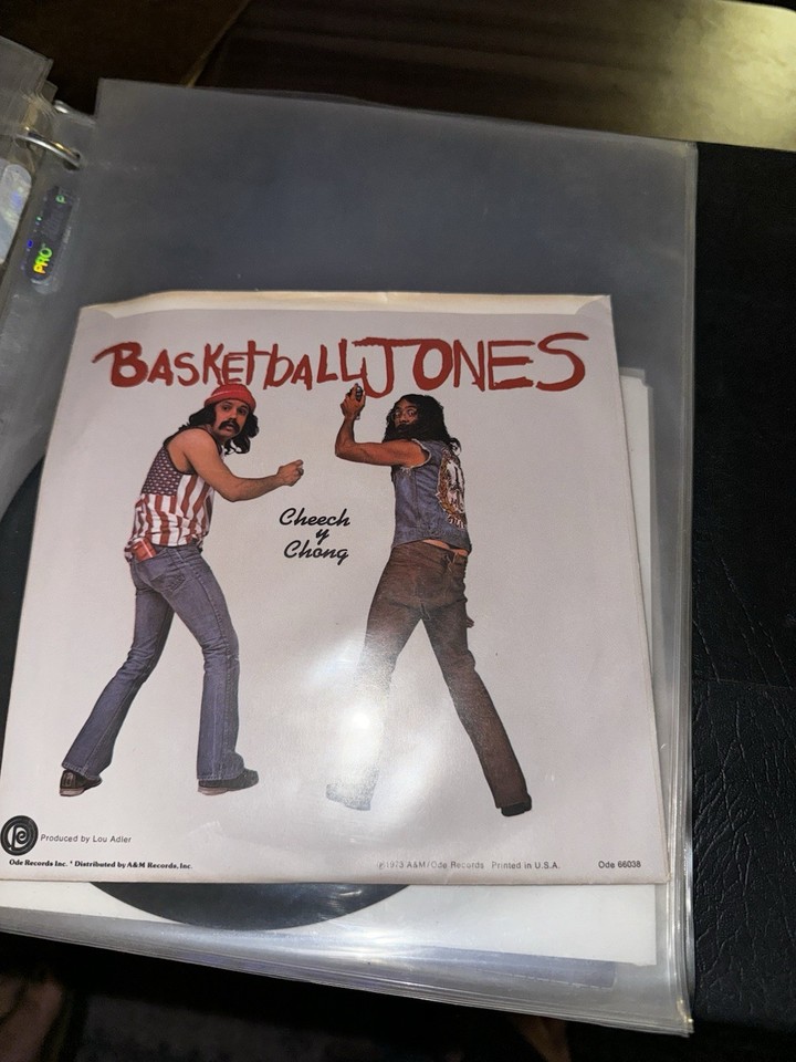 Cheech and Chong Don't Bug Me Basketball Jones Vinyl Record 7" 45 | eBay