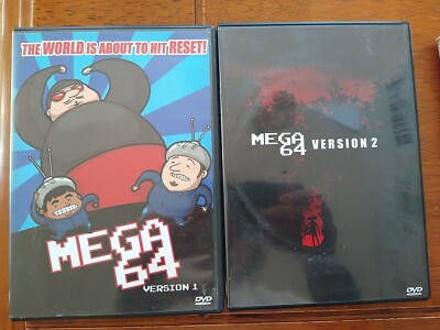 Mega64: Version 1 & 2 (DVD, 2006, 2x2-Disc Sets) Rare OOP Cult Internet ...