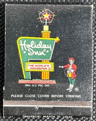 Vintage Matchbook Holiday Inn Hotel Retro Holidex Computer Reservation ...