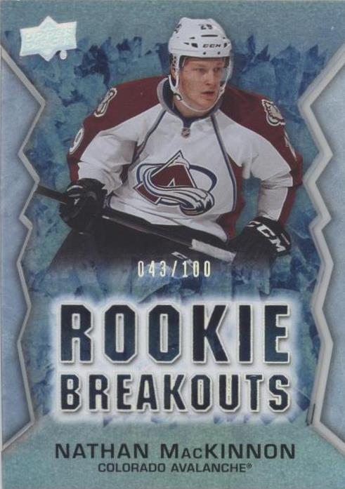 2013-14 Upper Deck - Rookie Breakouts Nathan MacKinnon #RB17 /100 (RC ...