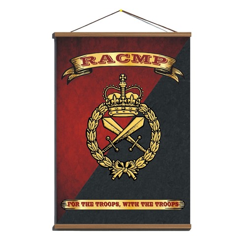 Royal Australian Corps of Military Police Flag Badge Motto; Canvas ...