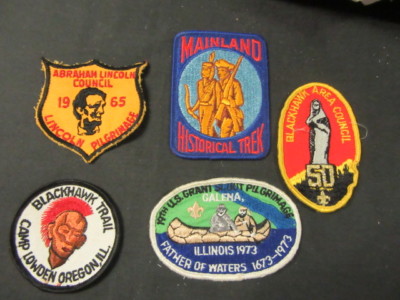 Historical Trail Patches, Lot of 5, worn c58 | eBay